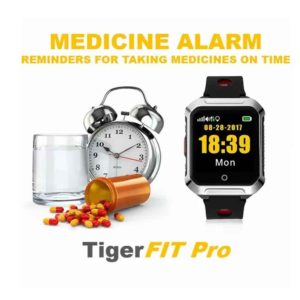 Buy TigerTech TigerFIT Pro GPS Tracker Smartwatch with SOS, BP monitor ...